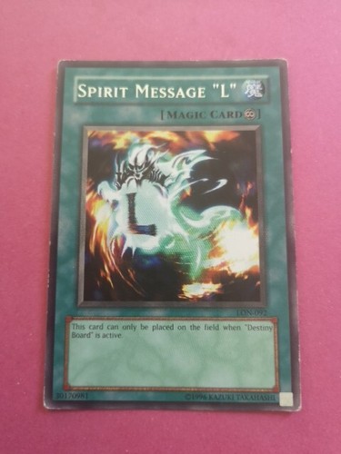 Spirit Message "l" Yu-Gi-Oh Card Anglais Lon-092 | eBay
