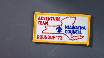 Boy Scouts BSA 1973 Hiawatha Council Roundup 73 Adventure Team | eBay