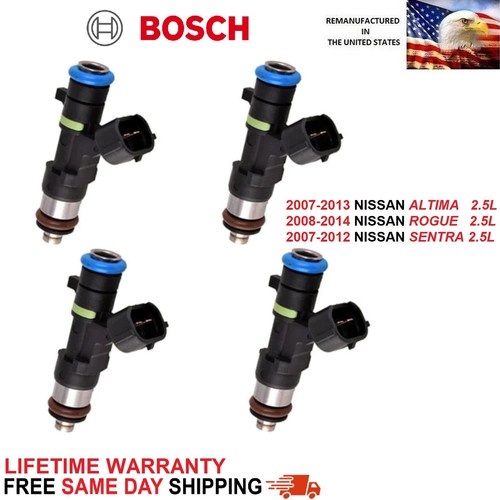 Upgraded Bosch 4x Fuel Injectors For 2007-12 Nissan Sentra 2007-13 ...