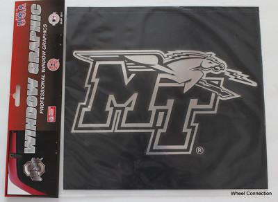 Middle Tennessee University Blue Raiders Chrome Lg Window Graphic ...