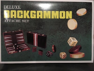 Deluxe Backgammon Attache Set | eBay