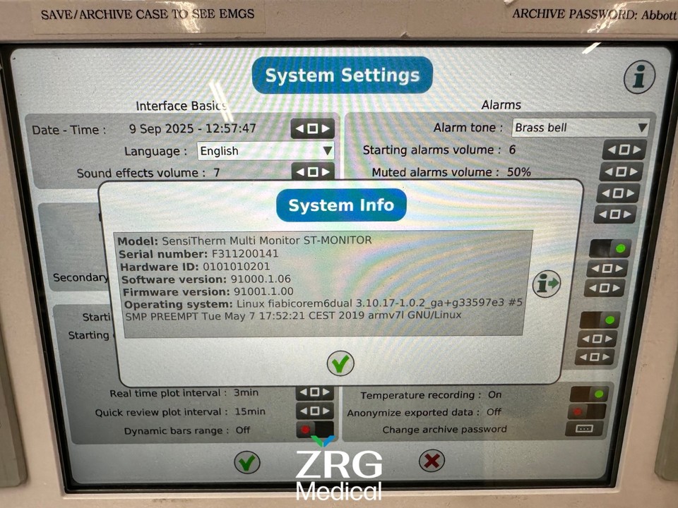 Abbott SensiTherm Multi ST-Monitor w/ Power supply | eBay