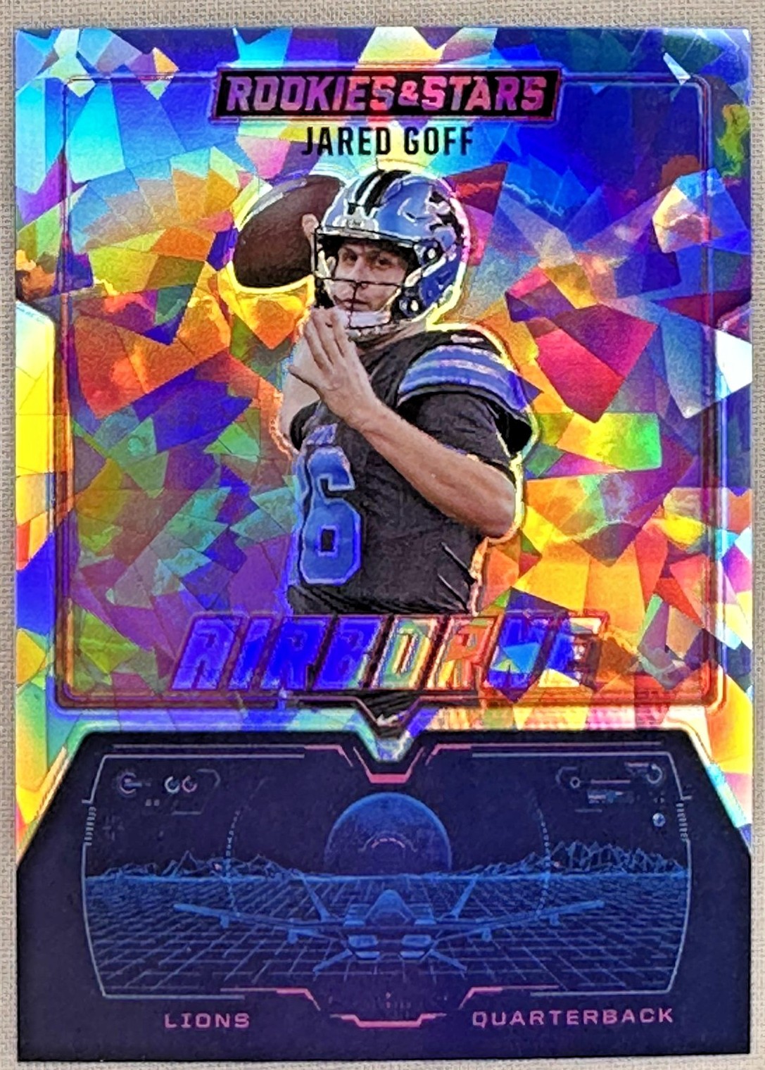 2025 Panini Rookies & Stars - Airborne Jared Goff #14 Ice /22 for sale ...