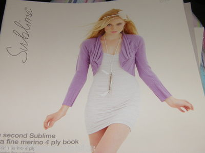 SUBLIME KNITTING BOOK #644 gorgeous 14 designs | eBay
