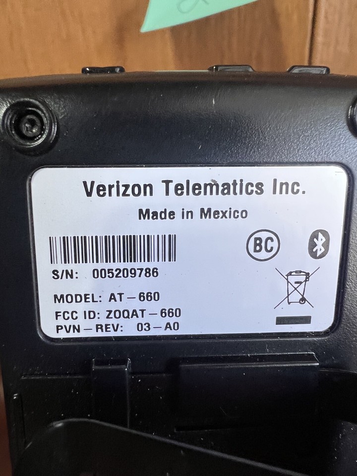 HUM VT-100 By Verizon Vehicle Telematics & Bluetooth AT-660 | eBay