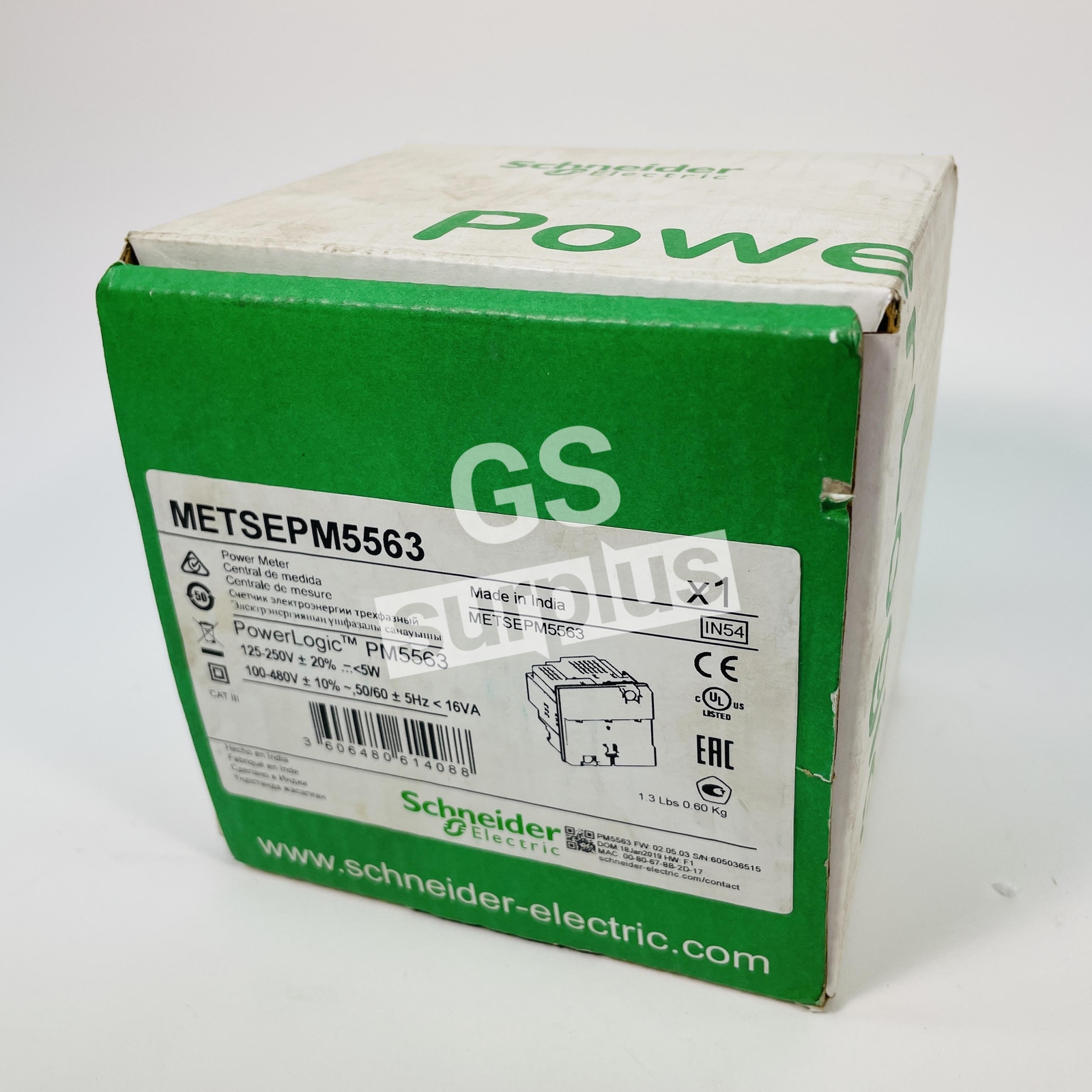 New Surplus SCHNEIDER METSEPM5563 Power Meter PowerLogic | eBay