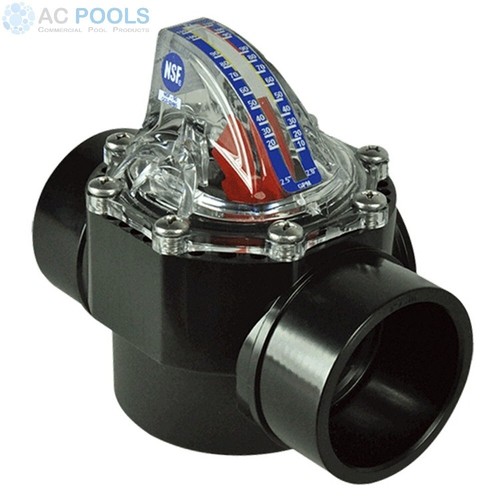 FlowVis 50mm / 65mm (2" / 2½") Check Valve / Flow Meter PVC (Genuine ...