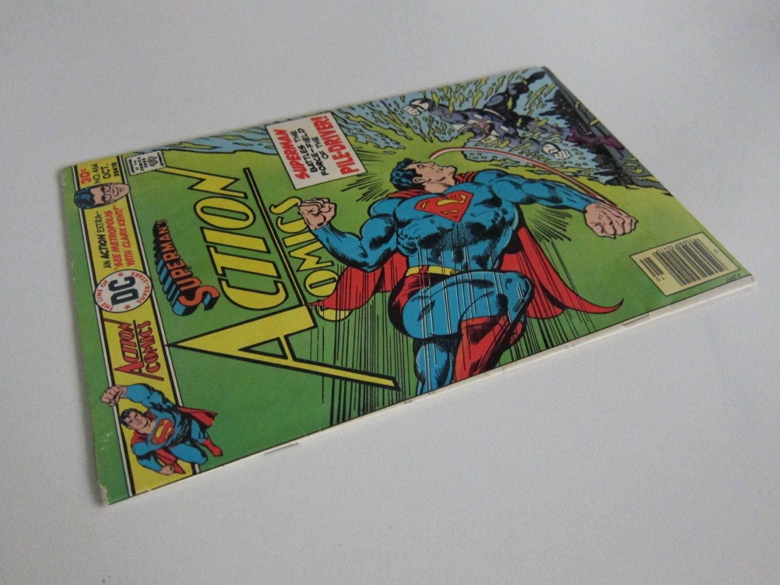 ACTION COMICS #464 VG/FN 5.0 PILE-DRIVER SUPERMAN BATMAN FLASH CURT ...