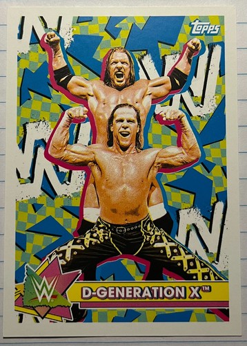 D-Generation X 2021 Topps Heritage WWE Superstar Stickers Insert S-6 | eBay