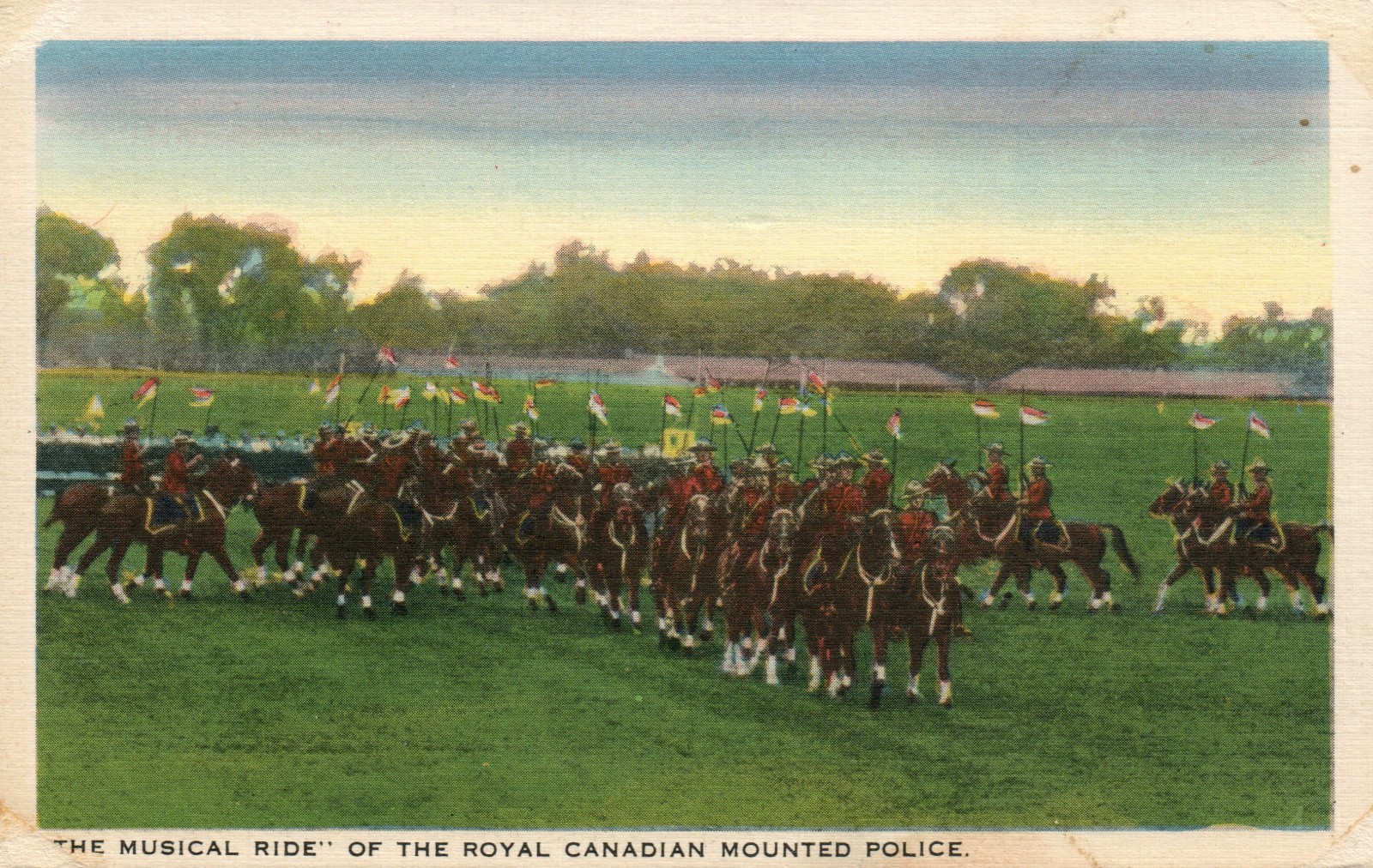 "The Musical Ride" of the Royal Canadian Mounted Police Mounties Horse ...