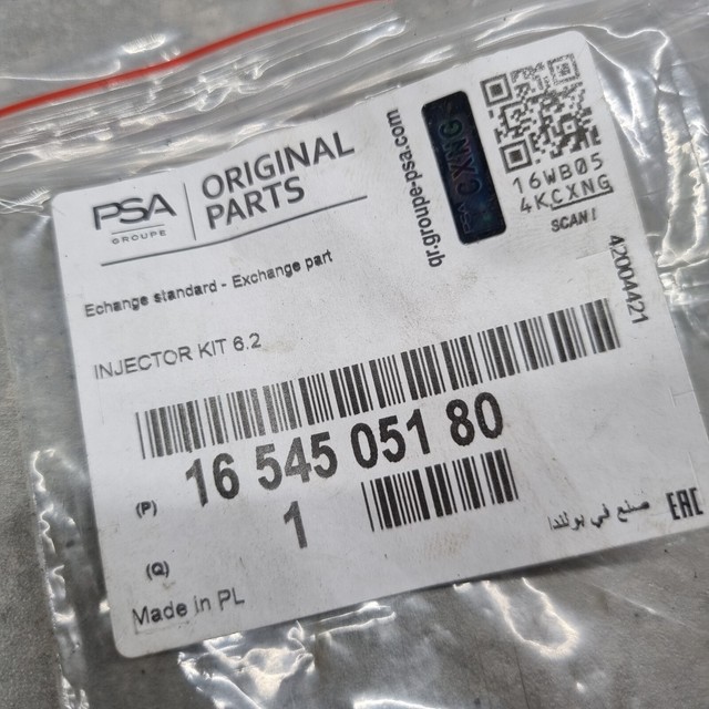 Peugeot / Citroen Petrol Injector Seal kit 1.2 petrol THP 1654505180 ...