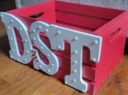 Custom Sorority wood letters crate (Not stained) All letters included ...