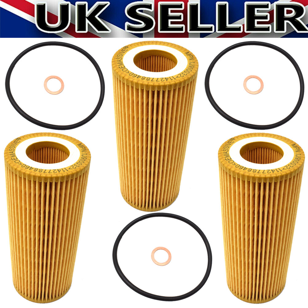3Pcs Oil Filter 11427788460 For BMW 3 5 6 7 Series X3 X5 X6 E90 E91 E92 ...