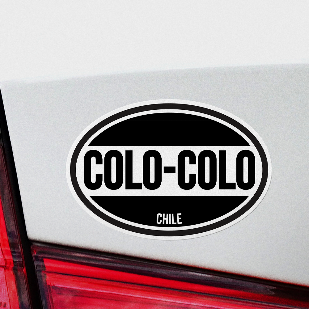 Colo Colo Chile 3 Pack Sticker Vinyl Decal Oval Santiago Cacique Albos ...