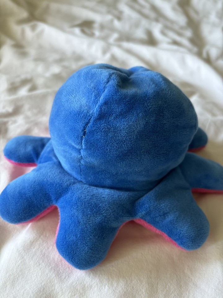 Reversible Octopus Happy Mad Cute Pink Blue | eBay