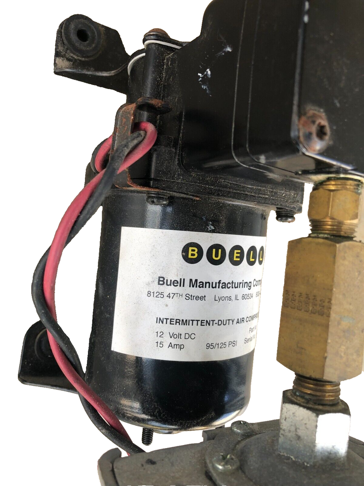 Buell Intermittent-Duty Air Compressor 12V 15amp – Used | Free Shipping ...