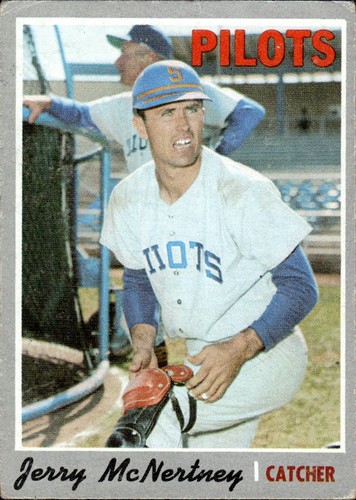 Jerry McNertney 1970 Topps #158 Seattle Pilots | eBay