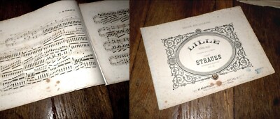 Lille grande valse pour piano 1860 Johan Strauss | eBay