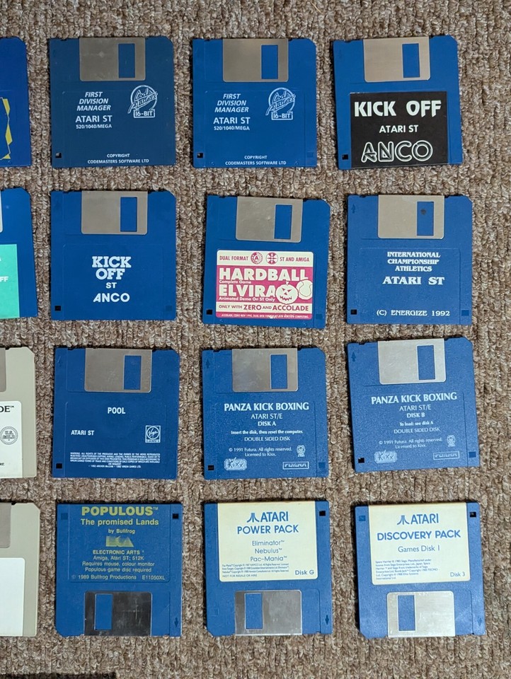 👉 ATARI ST / AMIGA 👈 JOB LOT OF X24 - RETRO COMPUTER GAMES (LOT 21 ...