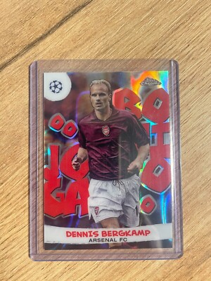 2023-24 Topps Chrome UCC Dennis Bergkamp Joga Bonito Case Hit SSP | eBay