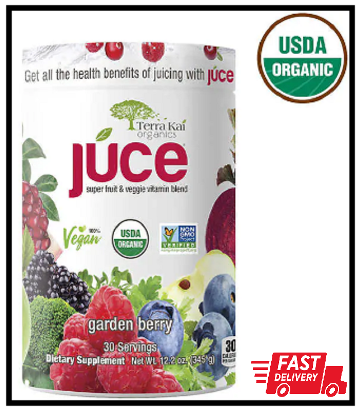 Terra Kai USDA Organic Juce Super Fruit & Veggie Powder, 12.2 Ounces | eBay