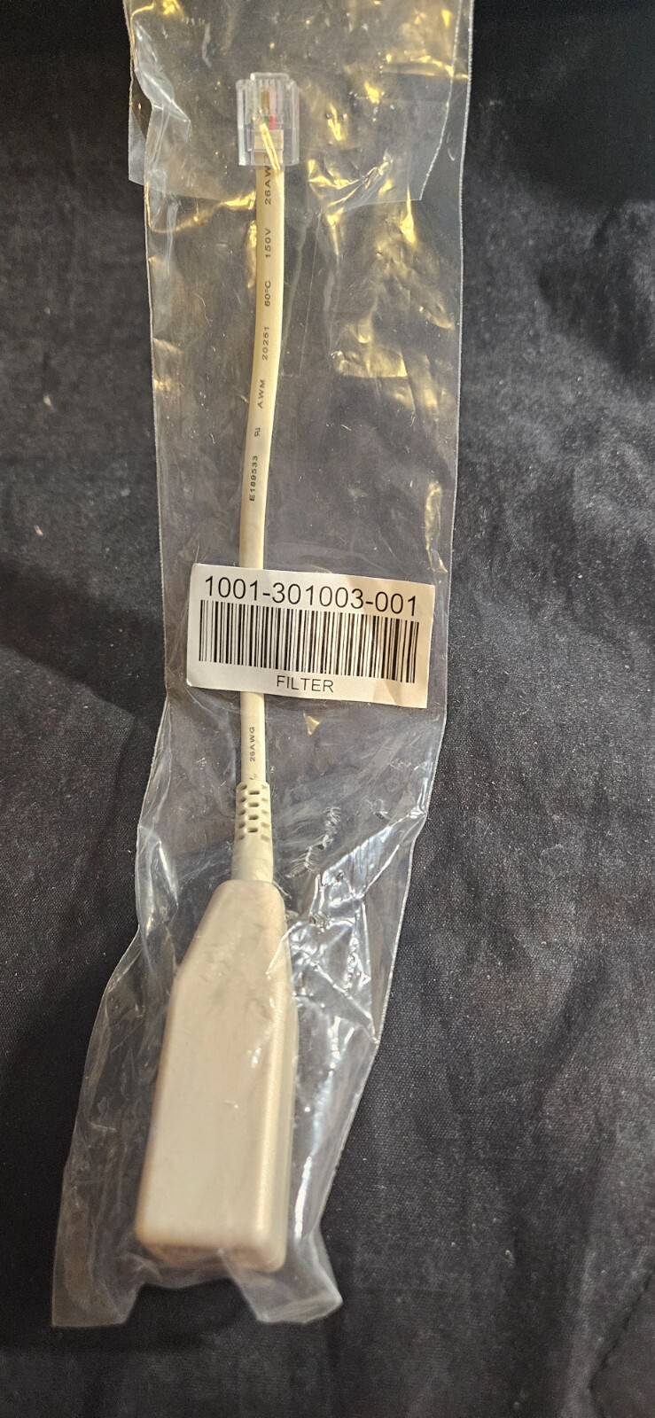 Pace DSL Filter 1001-301003-001 Phone/DSL to Wall For Single Line ...
