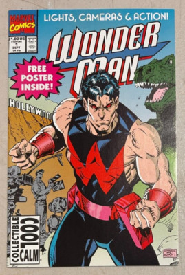 WONDER MAN #1 1991 INCLUDES FOLD OUT POSTER, NM DISNEY PLUS | eBay