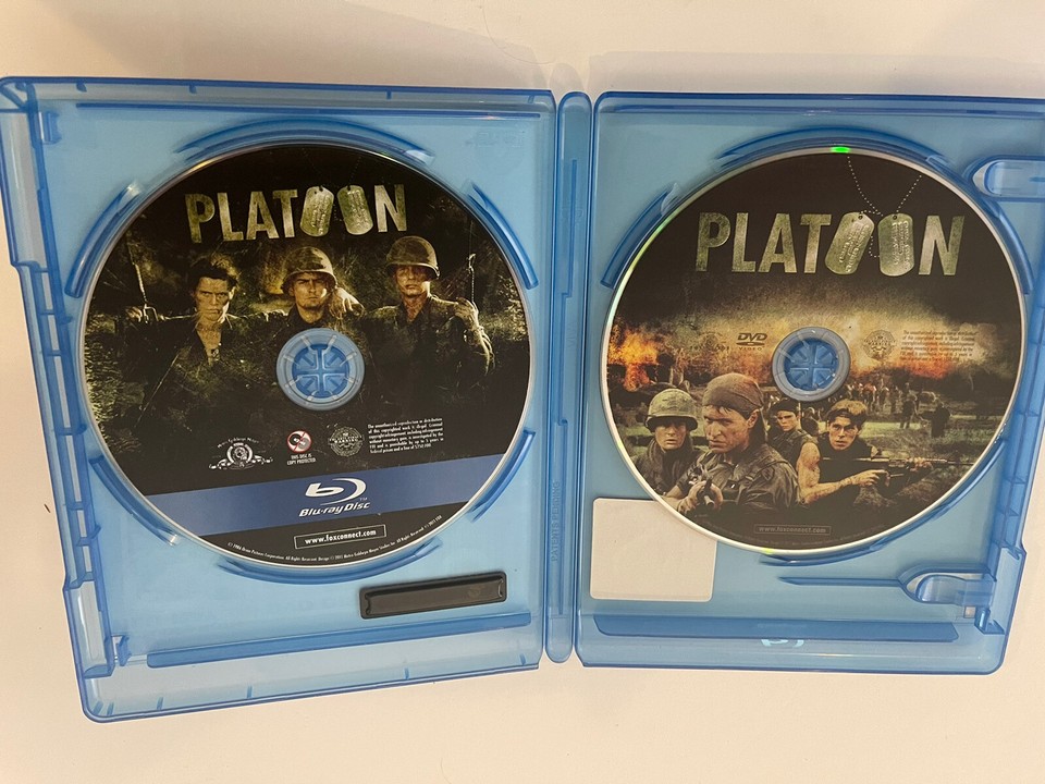 Platoon Blu-ray Mark Moses, Reggie Johnson, John C. Mc LIKE NEW MINT ...