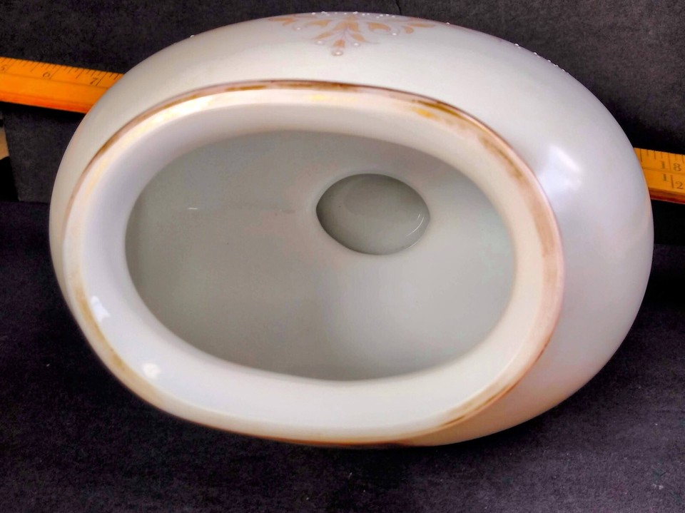 Rare Pair of Antique Josef Ahne Opaline Glass Vases - Signed, 8.5 ...