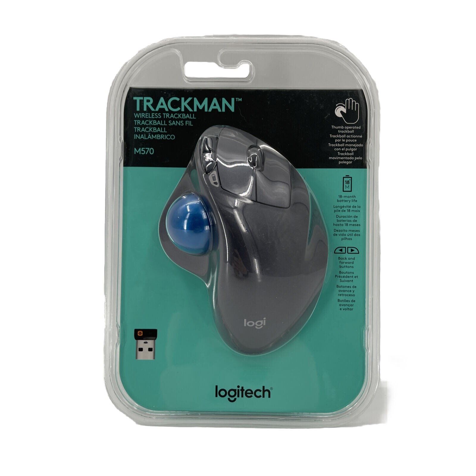 Logitech M570 Wireless Trackball for sale online | eBay