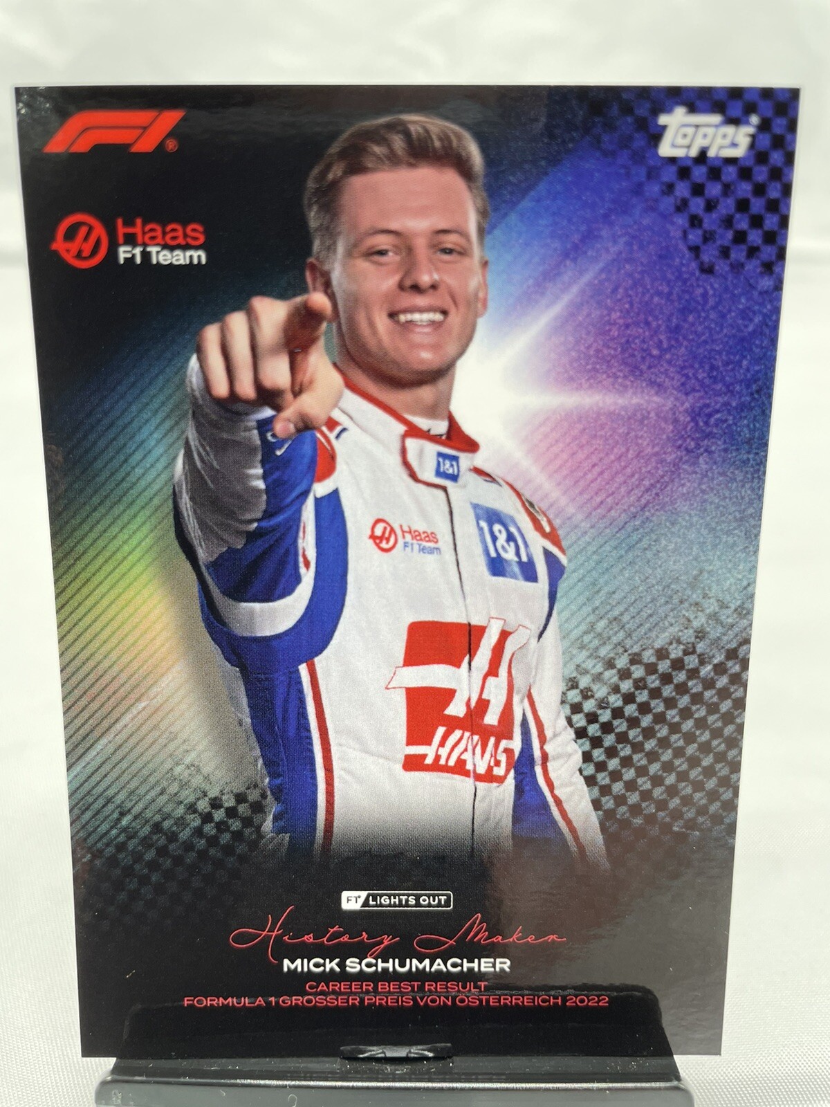 2021 Topps F1 Lights Out Mick Schumacher RC Formula 1 Rookie Race ...
