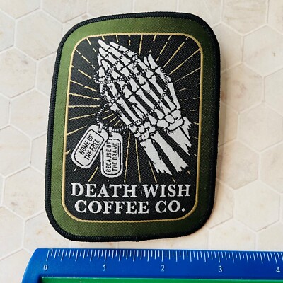 DEATH WISH COFFEE Patch Soldier Prayer Limited Edition | eBay
