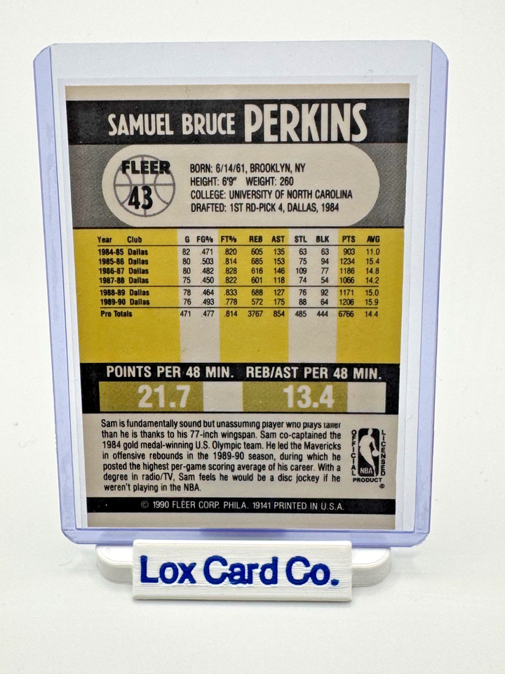 1990-91 Fleer - Sam Perkins #43 | eBay