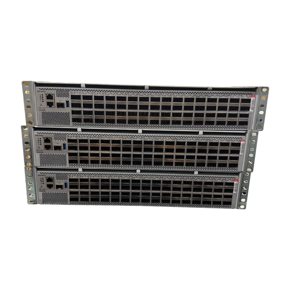 64 Port 100GbE QSFP28 Cisco 8102-64H-O 2U Router 8100 Series Dual PSU ...