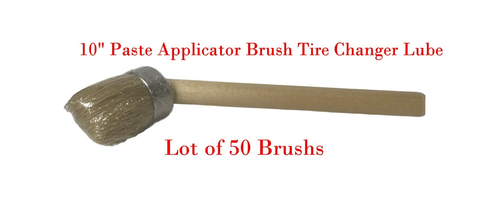 Lot 50 Pieces 10" Paste Applicator Brush Tire Changer Lube Lubrication ...