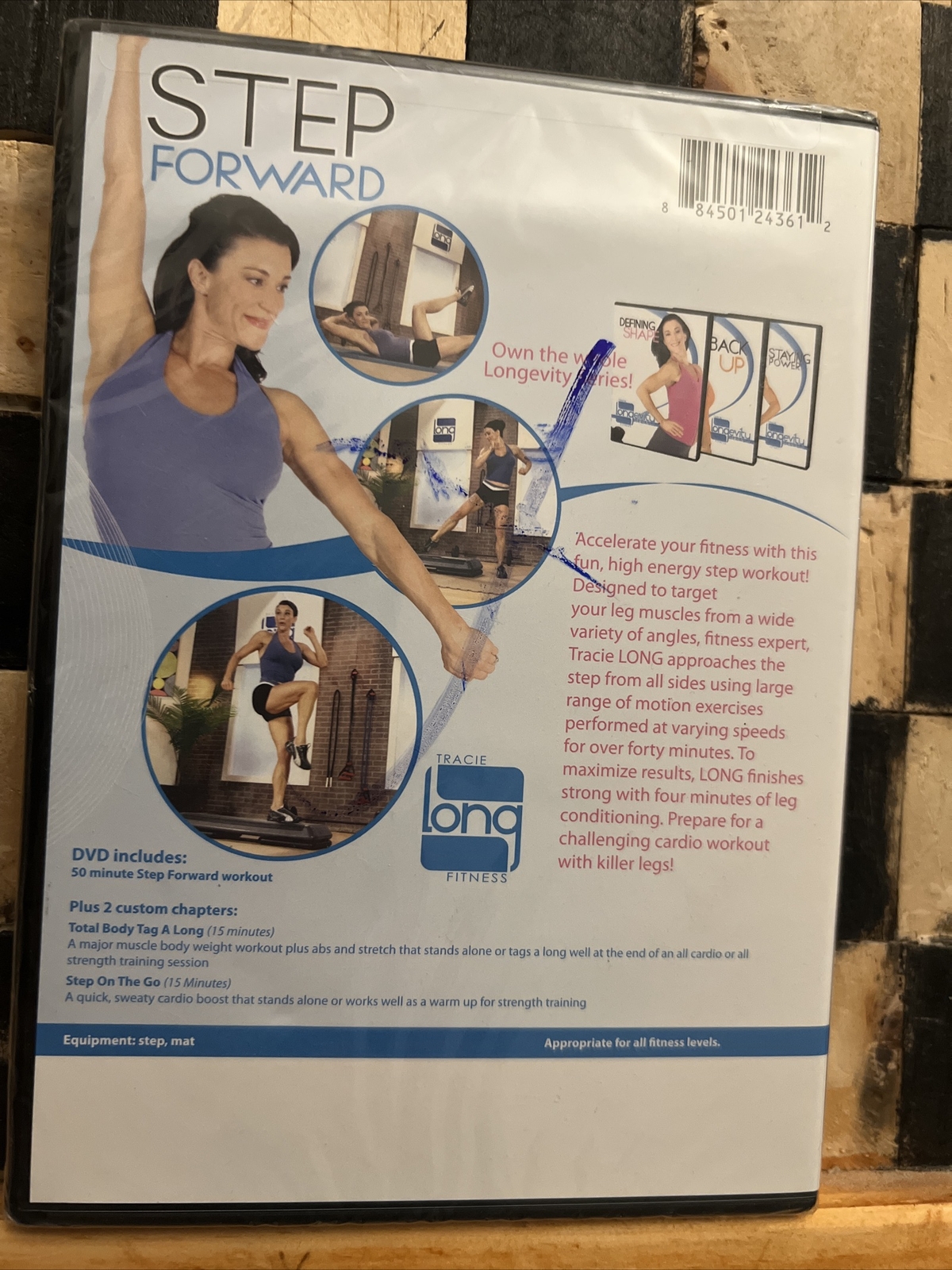TRACIE LONG LONGEVITY SERIES STEP FORWARD DVD NEW SEALED FITNESS ...