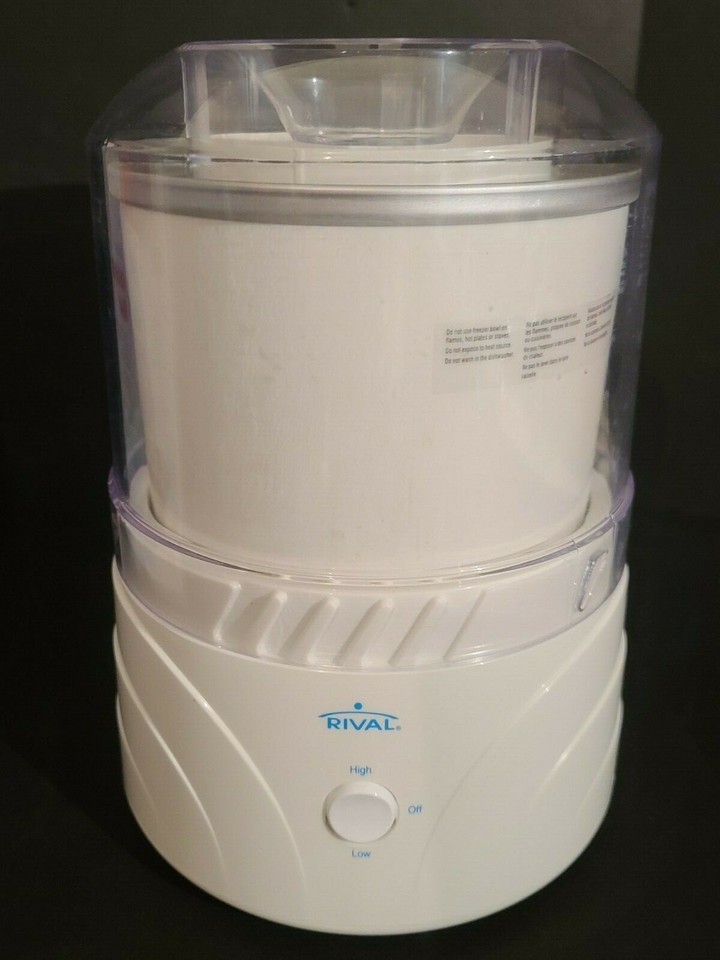 TESTED GOOD Rival Ice Cream Maker Gourmet Creamery Model GC8155 In Box ...