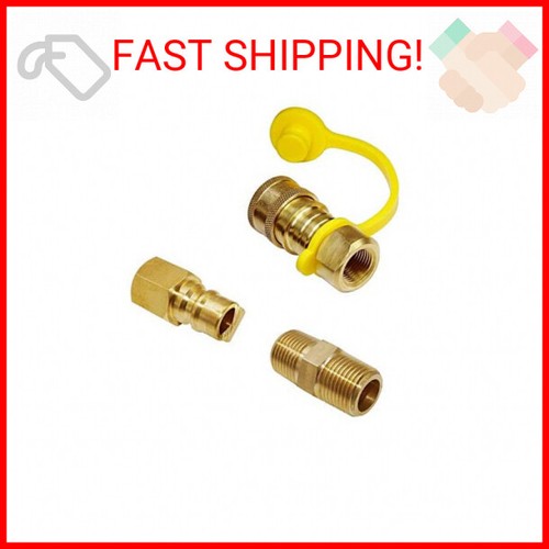 DOZYANT 3/8 Inch Natural Gas Quick Connect Fittings，LP Gas Propane Hose ...