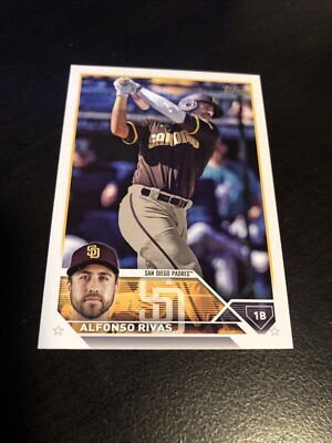 2023 Topps Update #US80 Alfonso Rivas San Diego Padres Baseball Card A ...