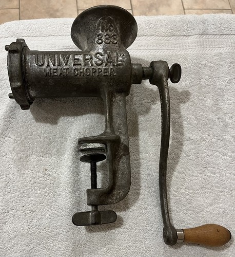 No. 333 Meat Chopper Metal Heavy Duty Vintage Universal | eBay