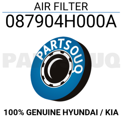 087904H000A Original Hyundai/Kia Filtro de aire | eBay