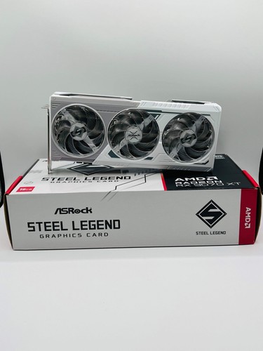 ASROCK Steel Legend RX 9070 XT 16GB White Graphics Card | eBay