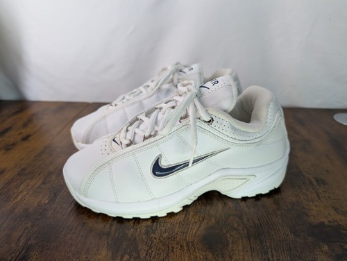 Nike Air VXT II Shoes Mens Size 8 White Running Comfort Walking Leather ...
