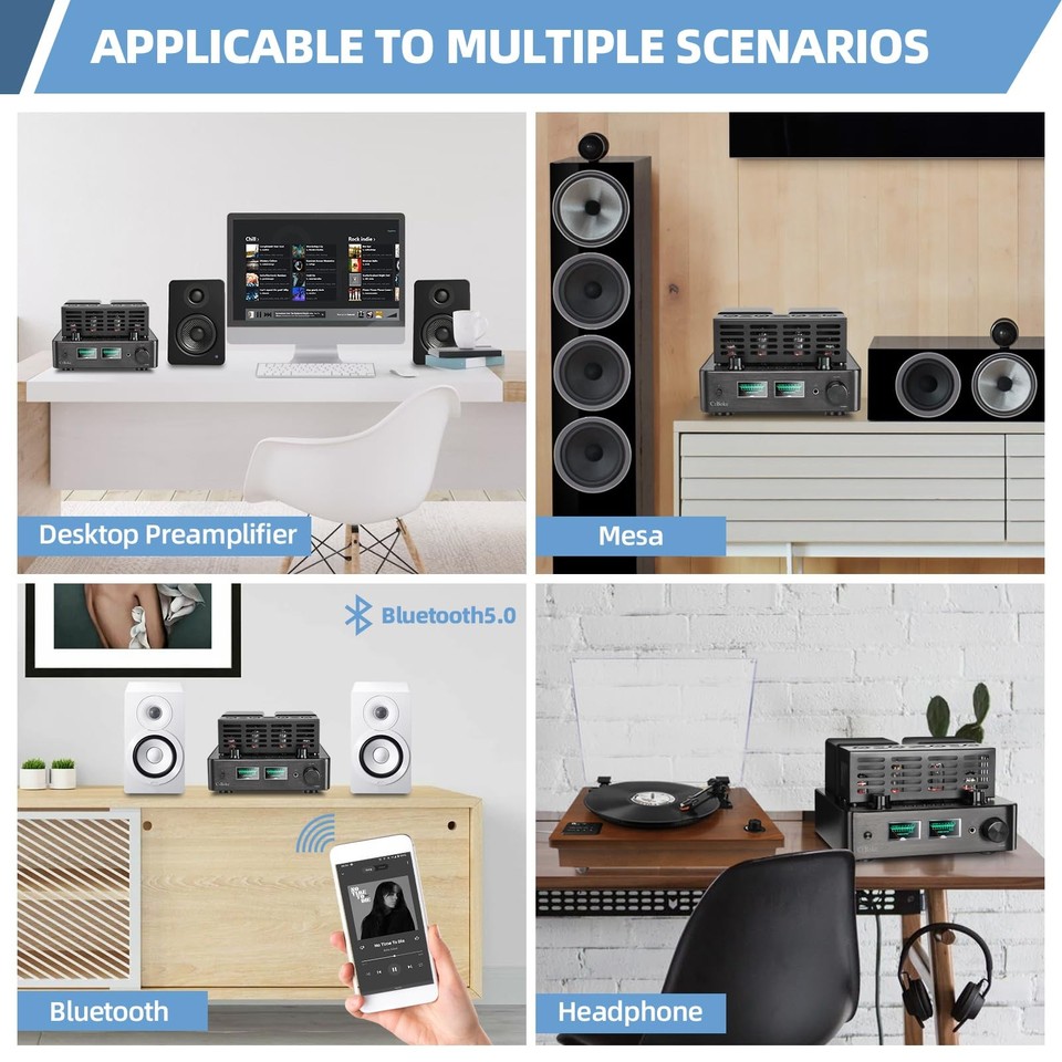 CrBoke Tube Amplifier, Tube Amplifier Home Audio, Stereo Vacuum Tube ...