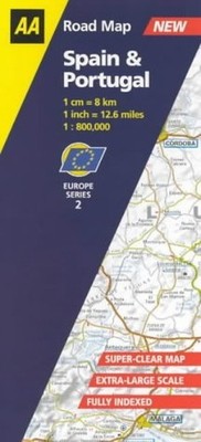 Spain and Portugal (AA Road Map Eur..., Aa Road Maps Eu | eBay.de