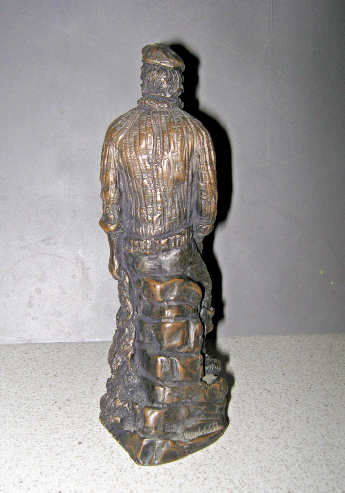 John Letts Fisherman Bronzed Resin Sculpture approx 18cm high | eBay