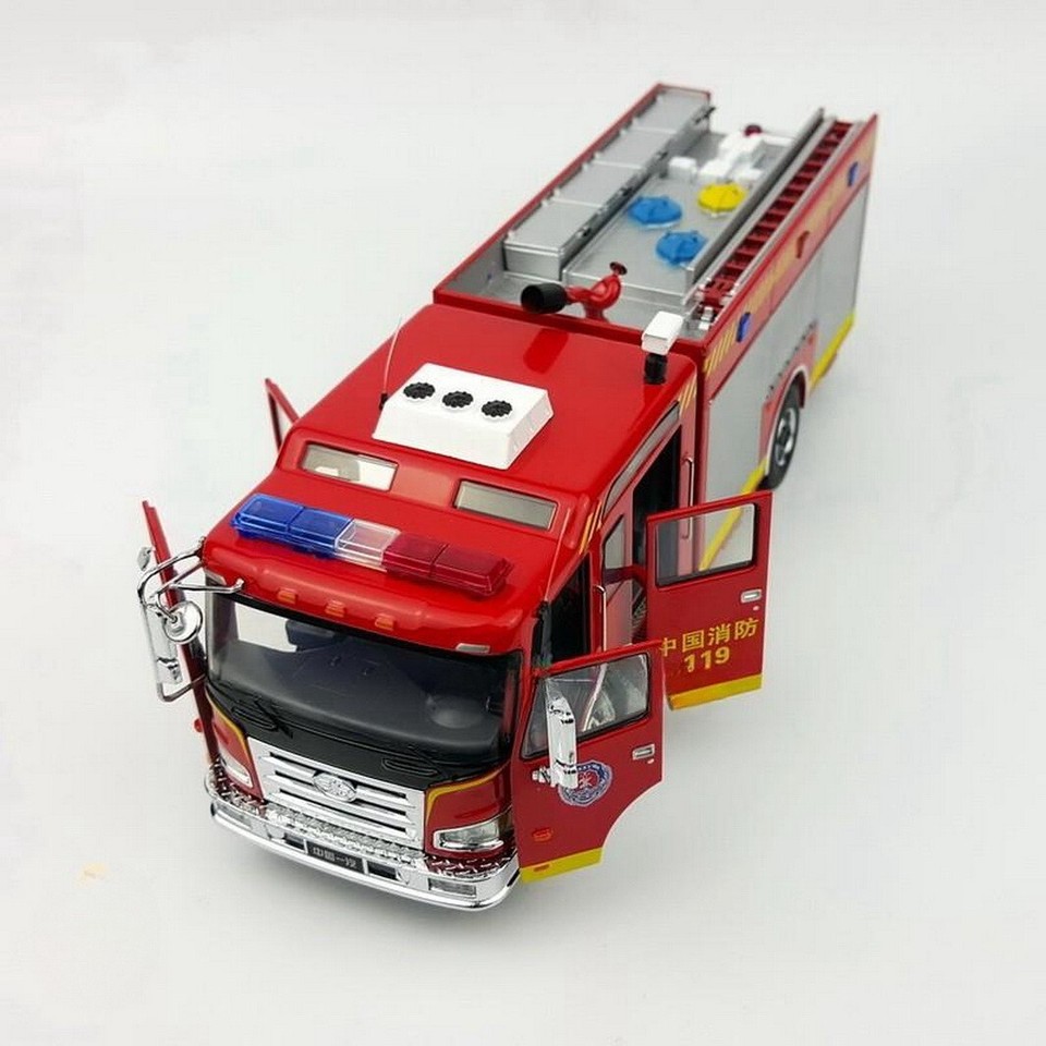 1/43 Scale FAW-JIEFANG Major Fire Truck Diecast Model Toy Gift NIB | eBay