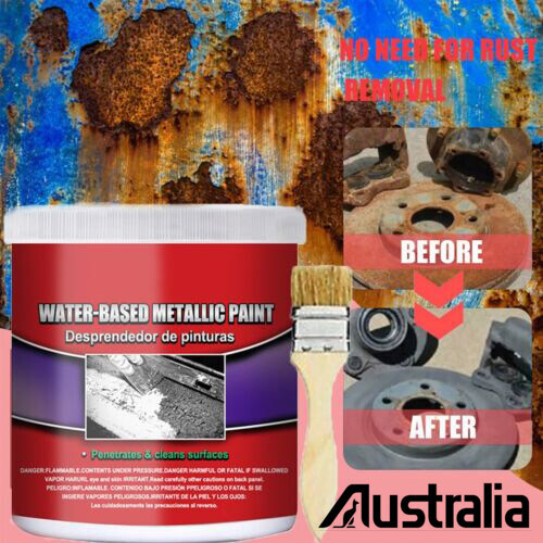 Universal Rust Remover Water-based Metallic Paint Metal Rust Conversion ...