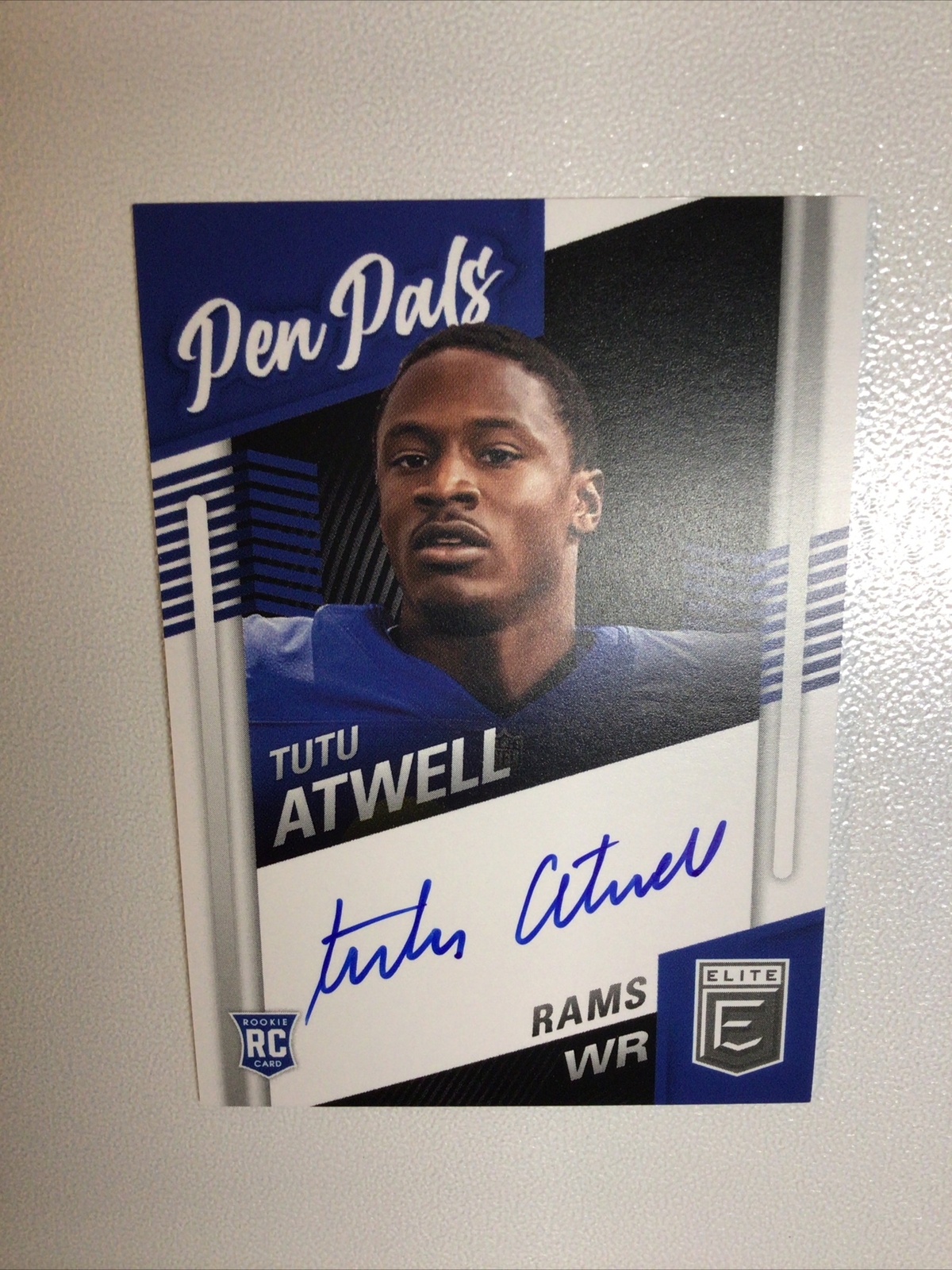 2021 Donruss Elite Pen Pals Auto Blue Ink #PP-CTA TuTu Atwell RC LA ...