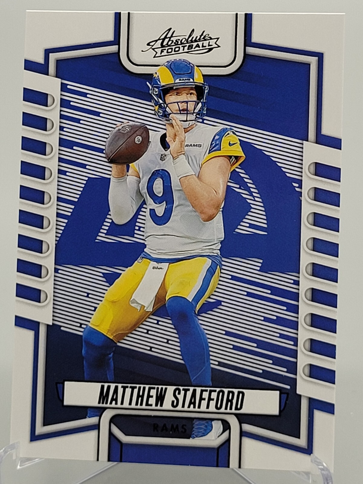 2023 PANINI ABSOLUTE MATTHEW STAFFORD BLACK PARALLEL FOOTBALL CARD RAMS ...